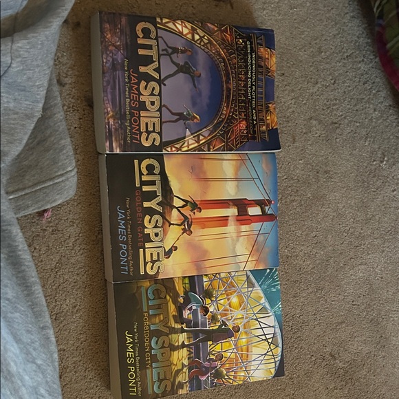 Games | City Spies Book Set By James Ponti | Poshmark